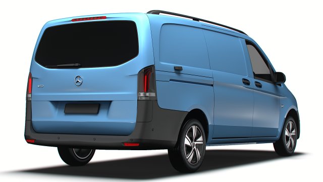 Mercedes Benz Vito Panel Van L2 2024 3D Model in Van and Minivan 3DExport