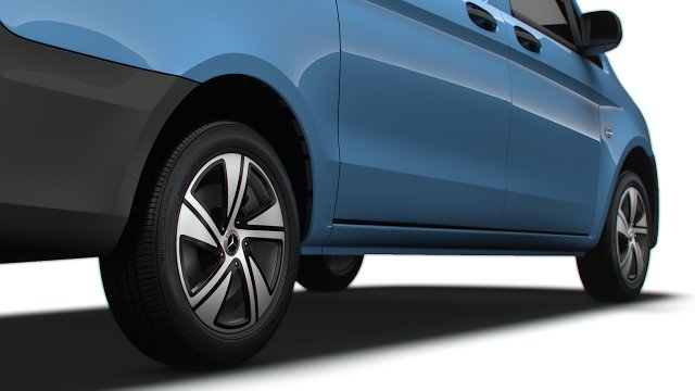 Mercedes Benz Vito Panel Van L2 2024 3D Model in Van and Minivan 3DExport