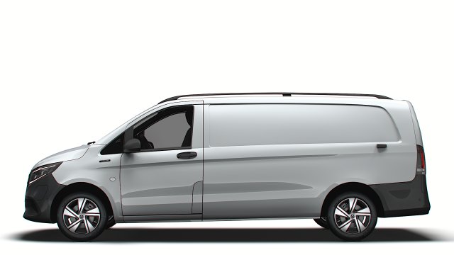 Mercedes Benz eVito Panel Van L3 2024 3D Model in Van and Minivan 3DExport