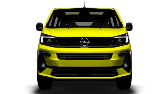 Opel Zafira Life Electric Medium 2024 3D Model in Van and Minivan 3DExport