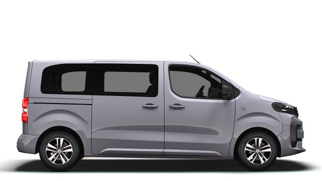 Peugeot e Traveller L2 2024 Modelo 3D in Van and Minivan 3DExport