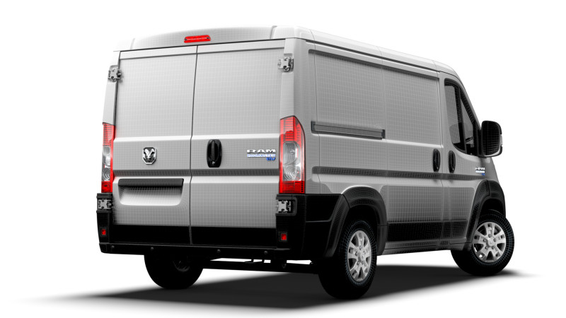 Ram ProMaster EV Cargo Van L1H1 2024 3D Model in Van and Minivan 3DExport