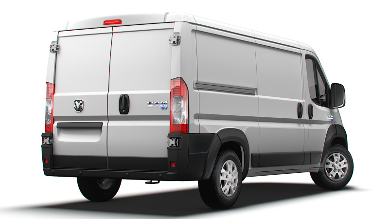 Ram ProMaster EV Cargo Van L2H1 2024 3D Model in Van and Minivan 3DExport