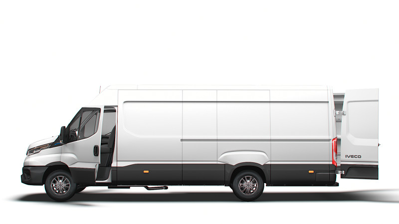 Iveco eDaily Van L4H2 HQ Interior 2024 3D Model in Van and Minivan 3DExport