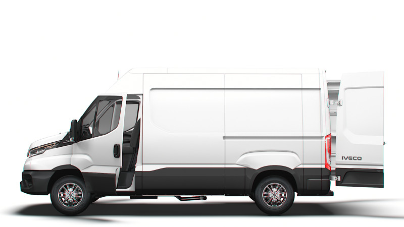 Iveco Daily Van L2H2 HQ Interior 2025 3D Model in Van and Minivan 3DExport