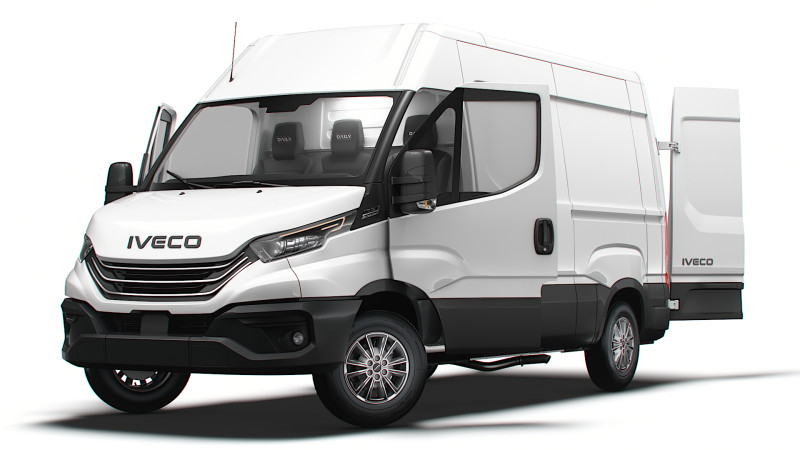 Iveco Daily Van L2H2 HQ Interior 2025 3D Model in Van and Minivan 3DExport