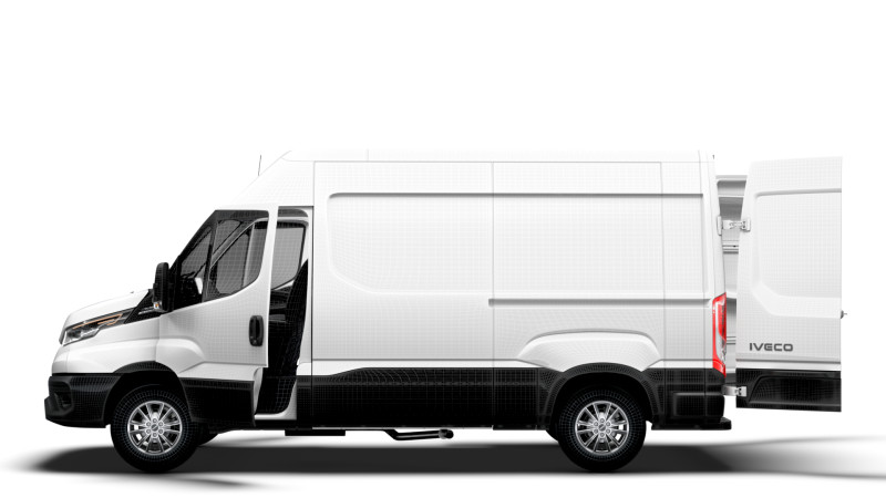 Iveco Daily Van L2H2 HQ Interior 2025 3D Model in Van and Minivan 3DExport