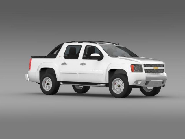 chevrolet avalanche z71 3D Model in SUV 3DExport