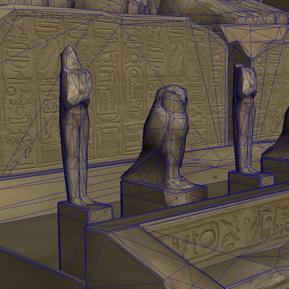 Abu simbel 3D Model in Miscellaneous 3DExport