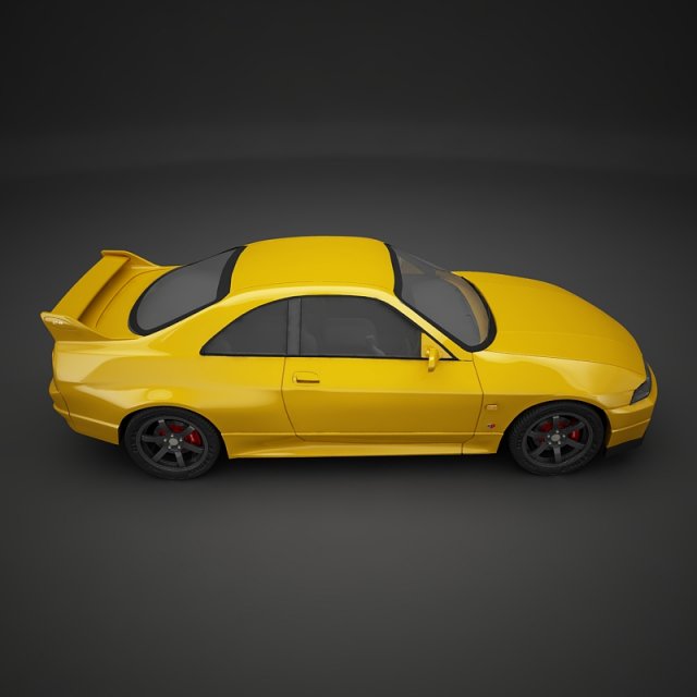 nissan gtr r33 3D Model in Sport Cars 3DExport