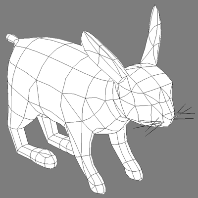 rabbit 3D Model in Wildlife 3DExport