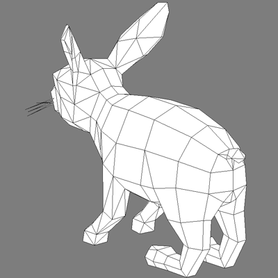rabbit 3D Model in Wildlife 3DExport