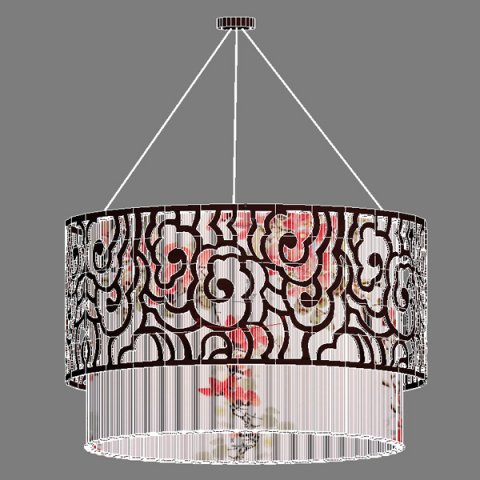 chinese light d 5 3D Model in Bedroom 3DExport