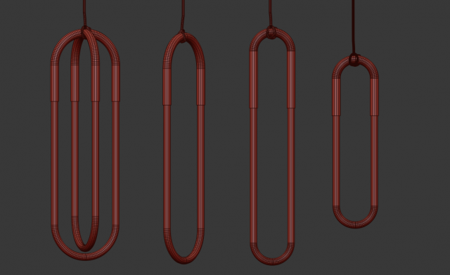 rudi loop 3D Model in Ceiling Lights 3DExport