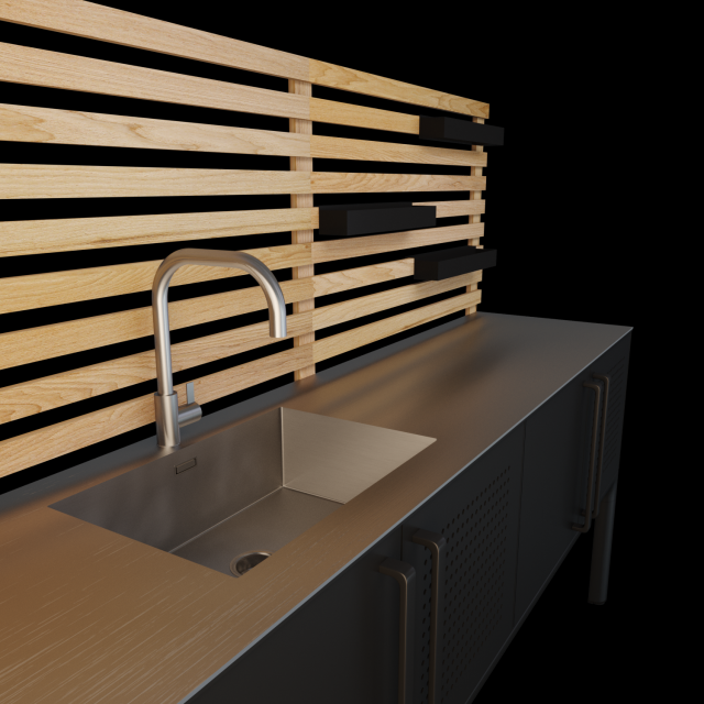 drop kitchen module 3D Model in Kitchen 3DExport