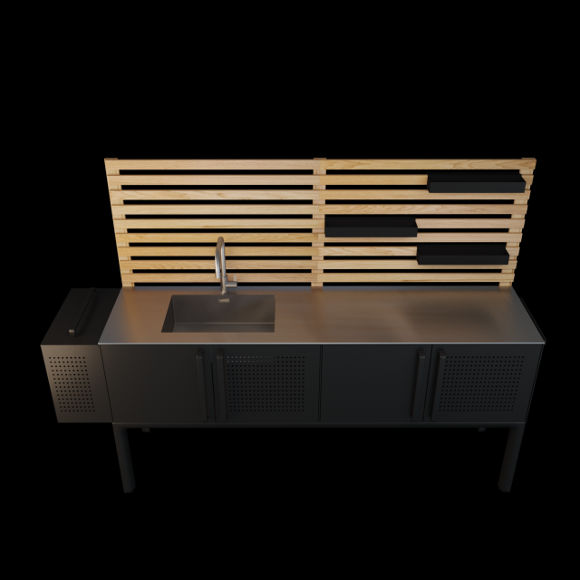 drop kitchen module 3D Model in Kitchen 3DExport