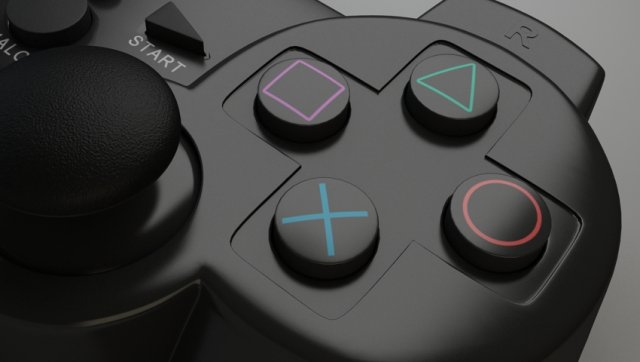 ps2 wireless controllers 3D Model in Parts 3DExport