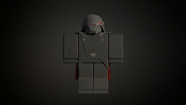 Roblox r6 knight armor model Low-poly 3D Model in Fantasy 3DExport
