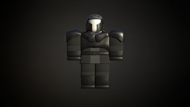Roblox r6 knight armor model Low-poly 3D Model in Fantasy 3DExport