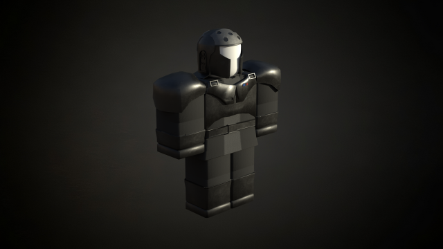 Roblox r6 knight armor model Low-poly 3D Model in Fantasy 3DExport