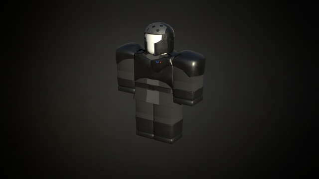 Roblox r6 knight armor model Low-poly 3D Model in Fantasy 3DExport