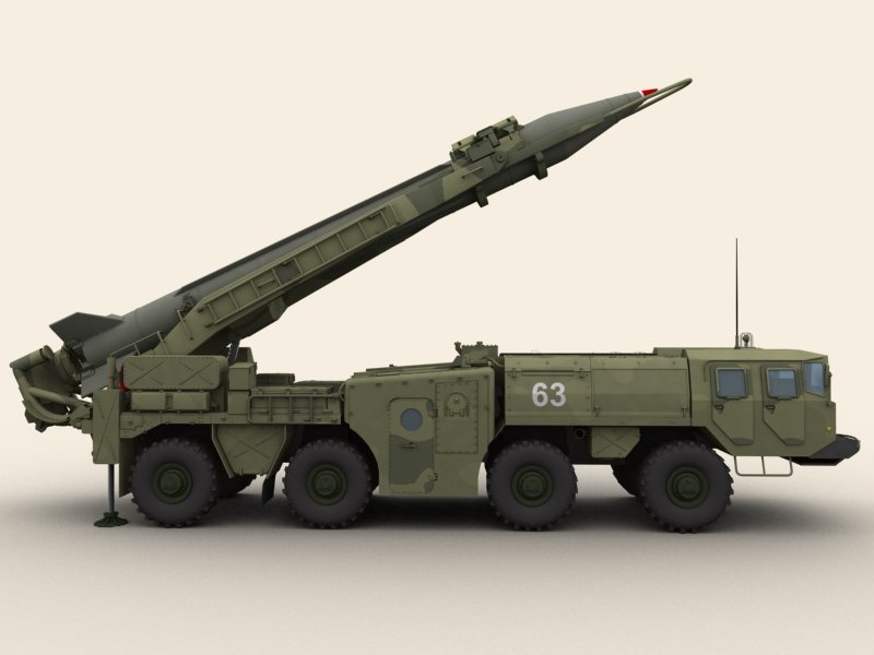 SCUD B Missile Launcher 3D Model in Heavy Weapon 3DExport