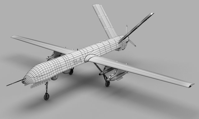 PLA CH-4 UAV Modelo 3D in Drone / Copter 3DExport