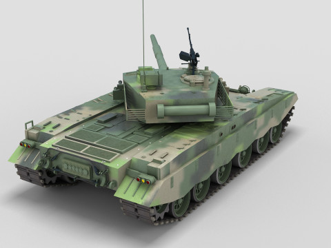 Chinese Type 98 Tank Modèle 3D in Tank 620805 | 3DExport