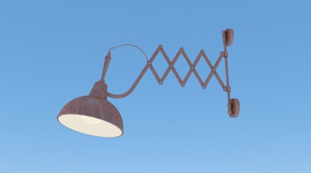 classic wall light 3D Model in Wall lights 3DExport
