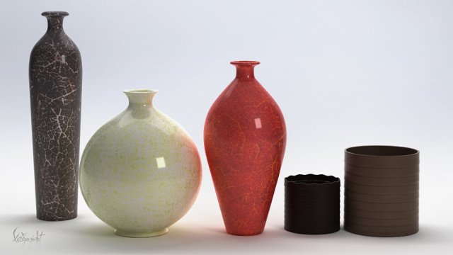 interior object part2 render ready 3D Model in Household Items 3DExport