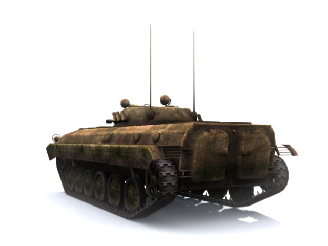 bmp2 3D Model in Tank 3DExport
