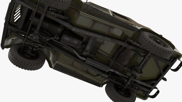 gaz 69 3D Model in Transport 3DExport