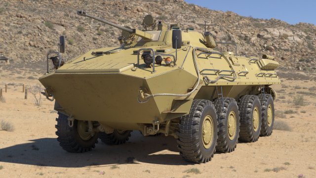 btr 90 3D Model in Combat 3DExport