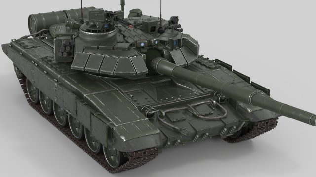 tank t 90 3D Model in Tank 3DExport