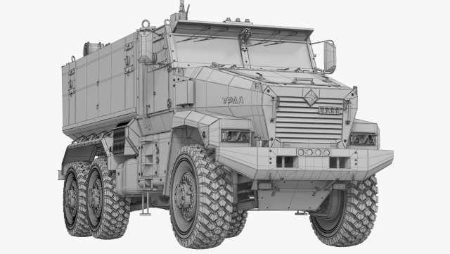 ural typhoon 3D Model in Transport 3DExport