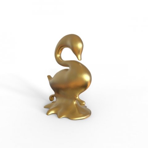 swan 3D Model in Bird 3DExport