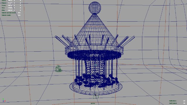 carousel carnival ride 3D Model in Other 3DExport