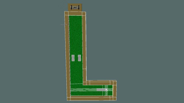 mini golf alphabet l hole Model 3D in Taman bermain 3DExport
