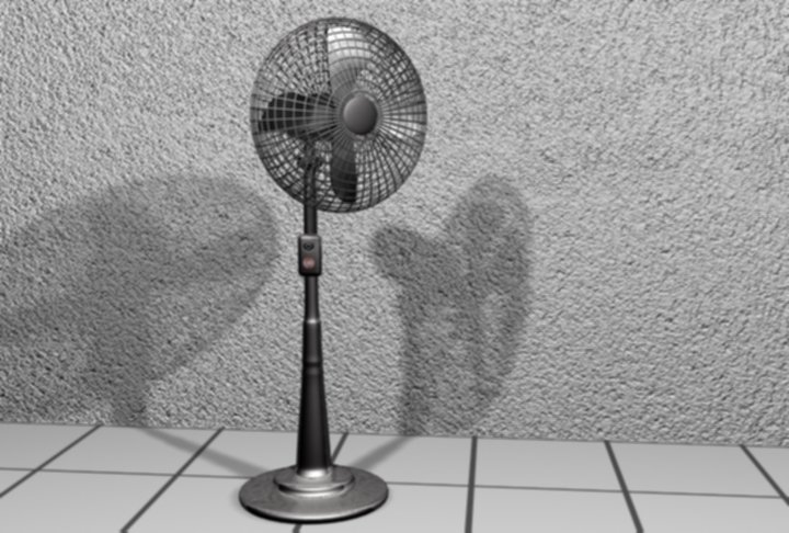 fan 3D Model in Parts 3DExport