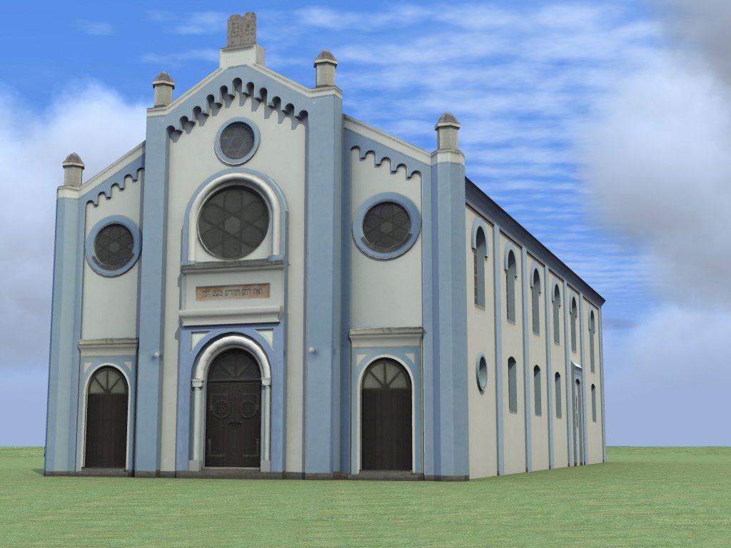 synagogue 3D Model in Buildings 3DExport
