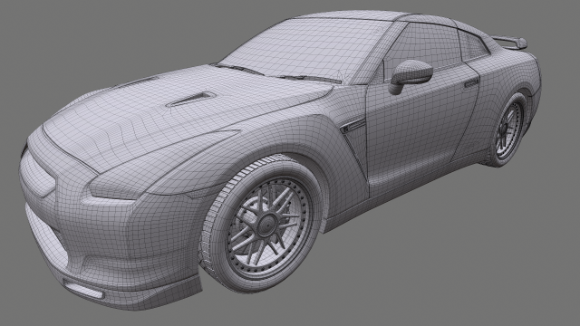 Nissan GTR 3D Model in Sport Cars 3DExport