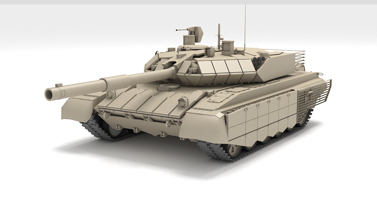 t 90 tagil 3D Model in Tank 3DExport