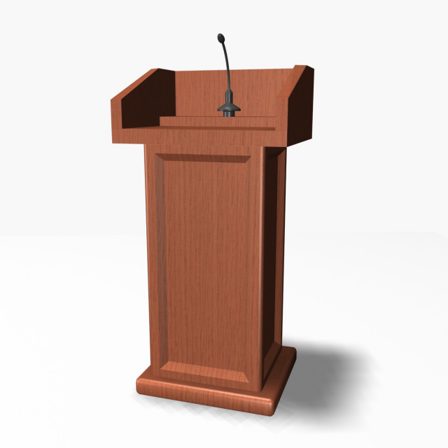 podium 3D Model in Other 3DExport