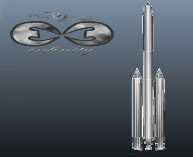 us titan rocket 3D Model in Unmanned 3DExport