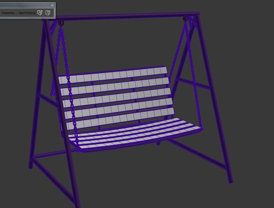 Swing chair 3D Model in Outdoor items 3DExport