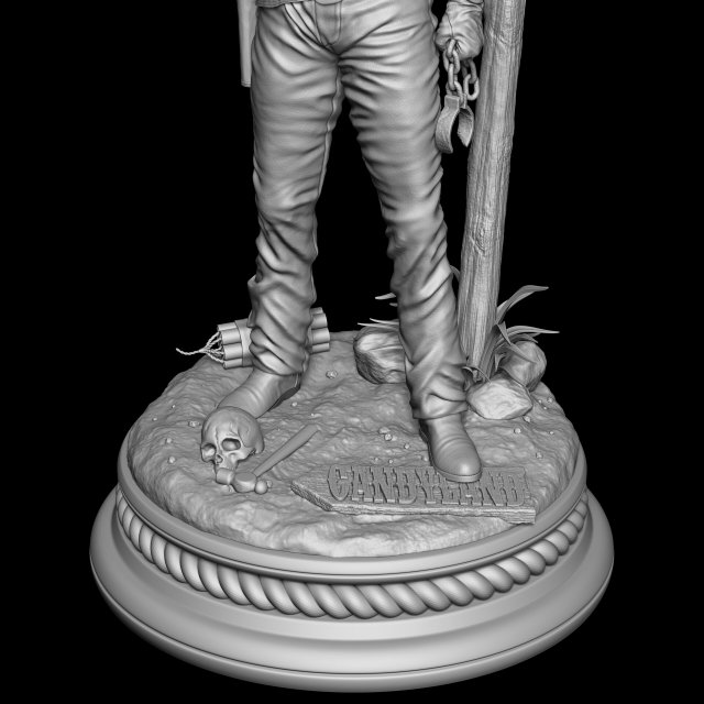 DJANGO UNCHAINED assembly 3D Print Model in Figurines 3DExport