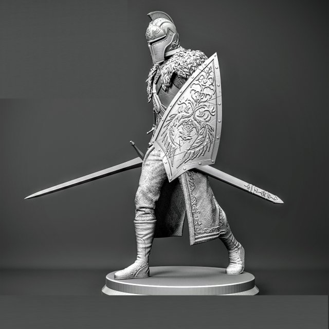 Faraam knight dark souls assembly 3D Print Model in Figurines 3DExport