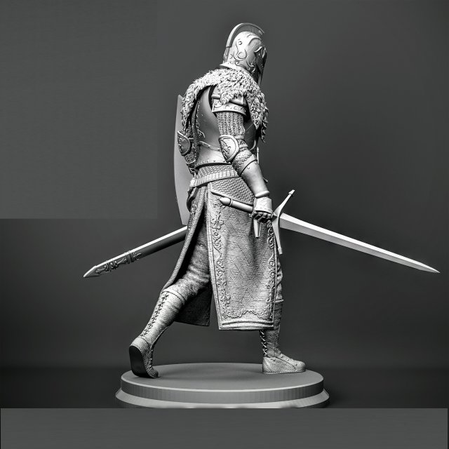 Faraam knight dark souls assembly 3D Print Model in Figurines 3DExport