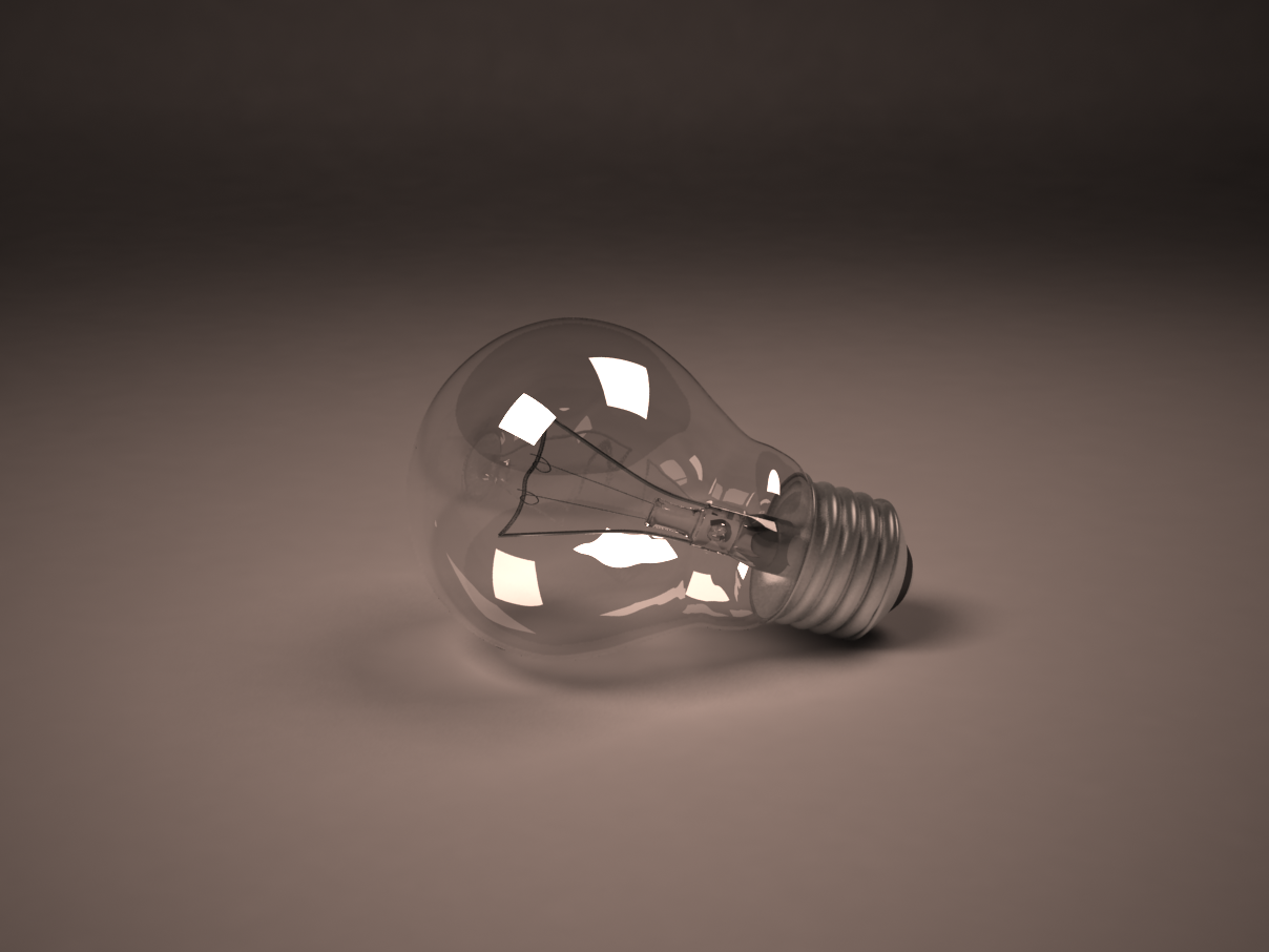 Light 3D Model in Parts 3DExport