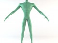 strong alien character 3D Model in Alien 3DExport